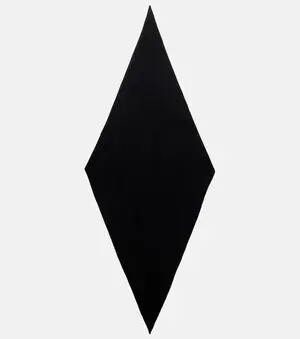 LEMAIRE Wool Scarf - Black
