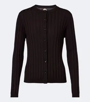 Jardin Des Orangers Ribbed Virgin Wool Cardigan