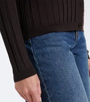 Jardin Des Orangers Ribbed Virgin Wool Cardigan