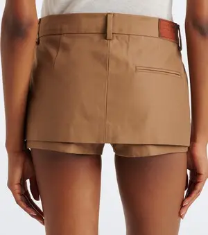 Acne Studios Cotton Skort - Beige