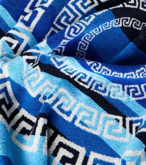 Versace Striped Cotton Terry Towel