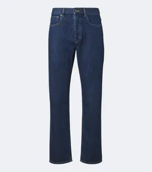 Valentino Garavani Vgold Straight Jeans - Blue