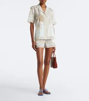 Tory Burch Miller Thong Sandals - Blue