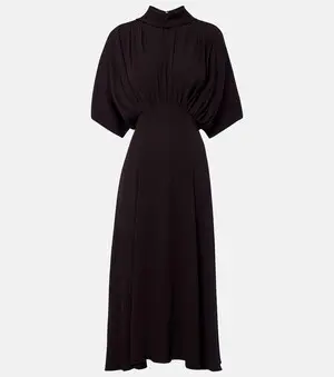 Agnona Gathered Midi Dress