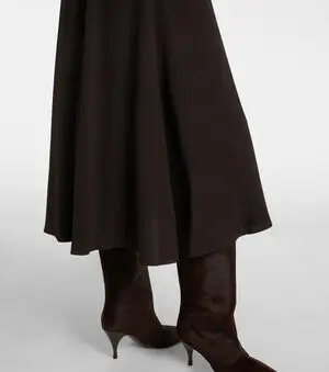 Agnona Gathered Midi Dress