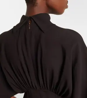 Agnona Gathered Midi Dress