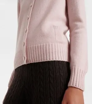 Agnona Cashmere Cardigan With Ribbed Trim