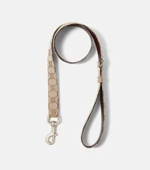 Gucci Gg Canvas Dog Leash - Beige