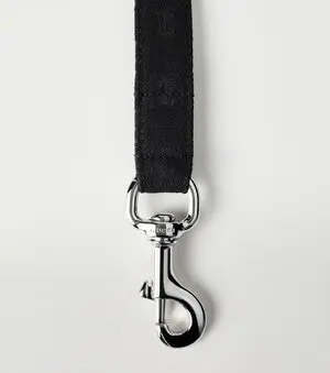 Gucci Gg Canvas Dog Leash - Black
