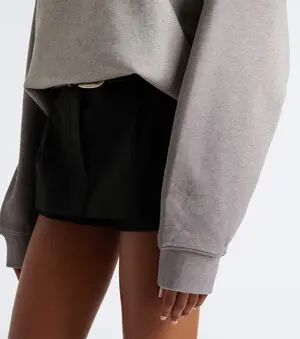 Acne Studios Logo Cotton Fleece Sweatshirt