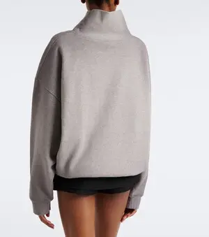 Acne Studios Logo Cotton Fleece Sweatshirt
