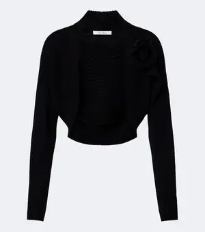 Max Mara Knitted Shrug - Black
