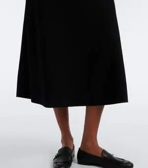 Max Mara Knitted A-line Midi Skirt