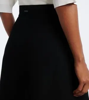 Max Mara Knitted A-line Midi Skirt