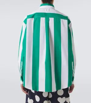 Jacquemus Camargue Striped Cotton Poplin Shirt
