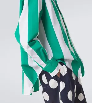 Jacquemus Camargue Striped Cotton Poplin Shirt