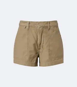 Citizens Of Humanity Marcella Cotton Twill Shorts - Green