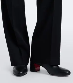 CHRISTIAN LOUBOUTIN Jane Leather Ankle Boots