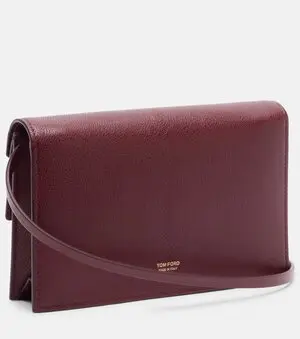 TOM FORD Aube Mini Leather Crossbody Bag
