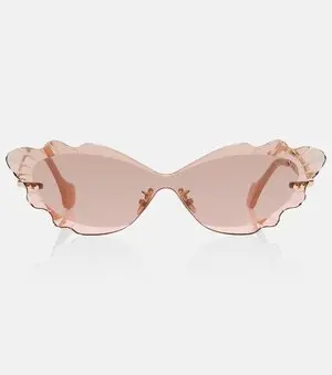 AQUAZZURA Palm Beach Cat-eye Sunglasses - Pink