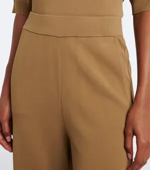 Max Mara Knitted Wide-leg Trousers