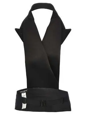 Dolce & Gabbana Double-breasted Bare Back Vest