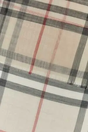 Burberry Embroidered Wool Blend Foulard