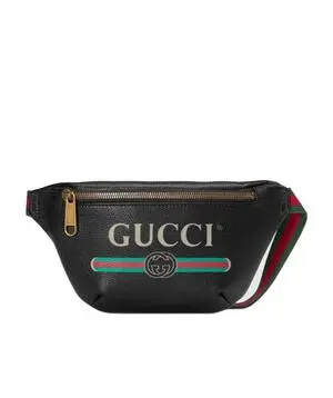 Gucci Print Small Belt Bag - Black