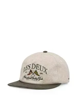 LES DEUX Embroidered Logo Baseball Cap - Neutrals