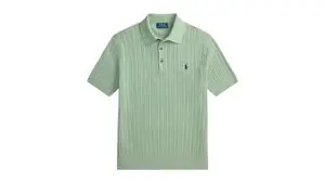 Polo Ralph Lauren Shortsleeve Custom Slim Stretch Mesh W/ 3button Placket Polo