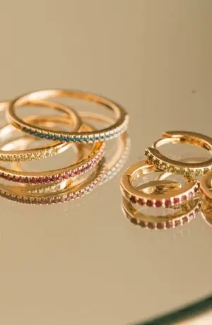 MADE BY MARY Birthstone Stacking Ring