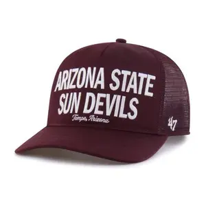 '47 Arizona State Sun Devils Contemporary Hitch Trucker Adjustable Hat - Maroon
