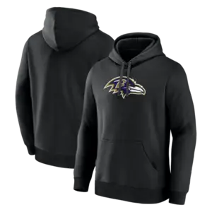 LOGO ATHLETIC Baltimore Ravens Primary Logo Hoodie - Black
