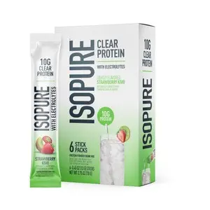 ISOPURE Protein Water Stickpacks Strawberry Kiwi - None
