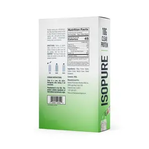 ISOPURE Protein Water Stickpacks Strawberry Kiwi