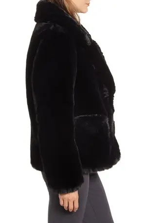 Ellen Tracy Faux Fur Jacket