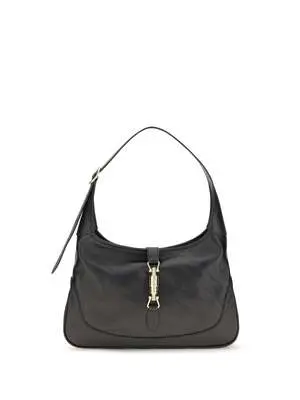 Gucci Jackie 1961 Soft Grained Leather Shoulder Bag - Black