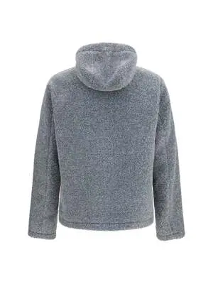 Herno Teddy-effect Hooded Jacket - Gray