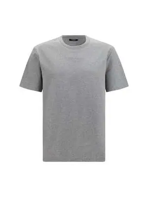 Balmain Embroidered Logo T-shirt - Gray