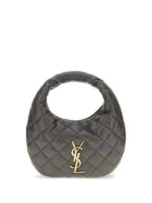 Saint Laurent SAINT LAURENT Quilted Nappa Handbag Gray
