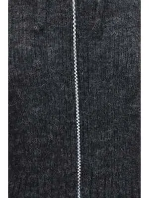 Our Legacy Alpaca-blend Zip-up Hoodie - Gray