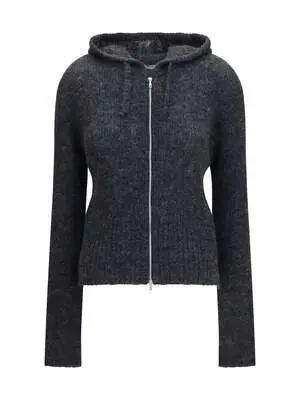 Our Legacy Alpaca-blend Zip-up Hoodie - Gray