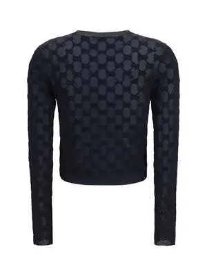 Gucci Gg All-over Viscose Crepe Cardigan