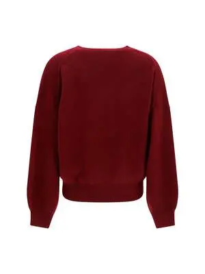 LISA YANG Veira Ribbed Knit Sweater With Balloon Sleeves - Multicolor