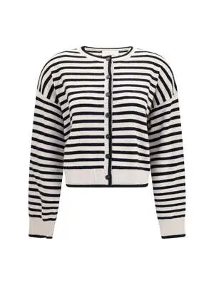 LISA YANG Marit Striped Cardigan - Multicolor