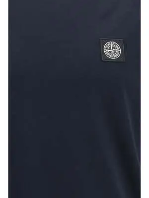 Stone Island Logo Patch T-shirt - Blue