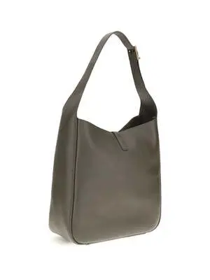 Saint Laurent Le 5 À 7 Grained Leather Shoulder Bag - Green