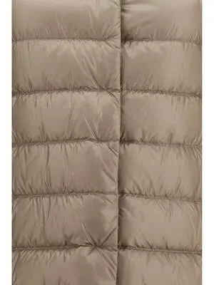 Herno Midi Down Jacket With Stand Collar