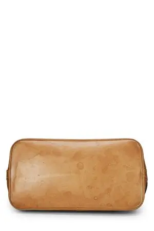 LOUIS VUITTON Monogram Alma Top Handle Bag - Brown