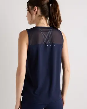 Quince Essential Run Tank Top - Deep Navy